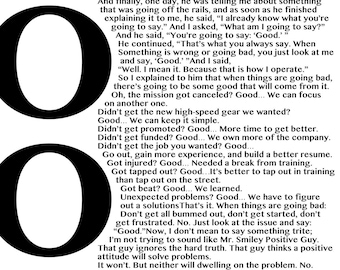 GOOD - Jocko Willink Full Quote (24w X 36h) Poster *DIGITAL DOWNLOAD - Etsy