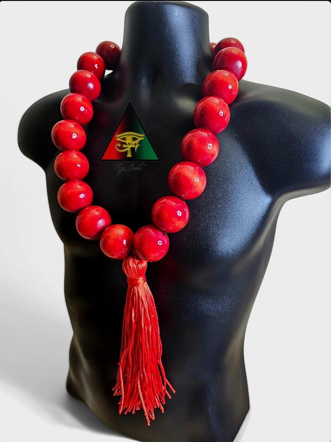 CHOOSE Your Color Large Wooden Bead Necklace Wooden Necklace/ Necklace ...