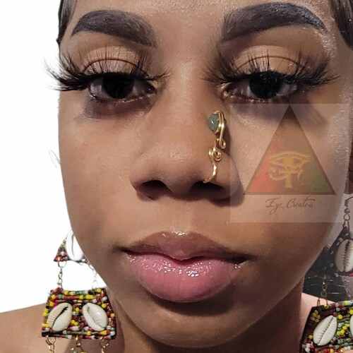 Eye Create Crystal Nose Bridge Cuff No Piercing Needed - Etsy