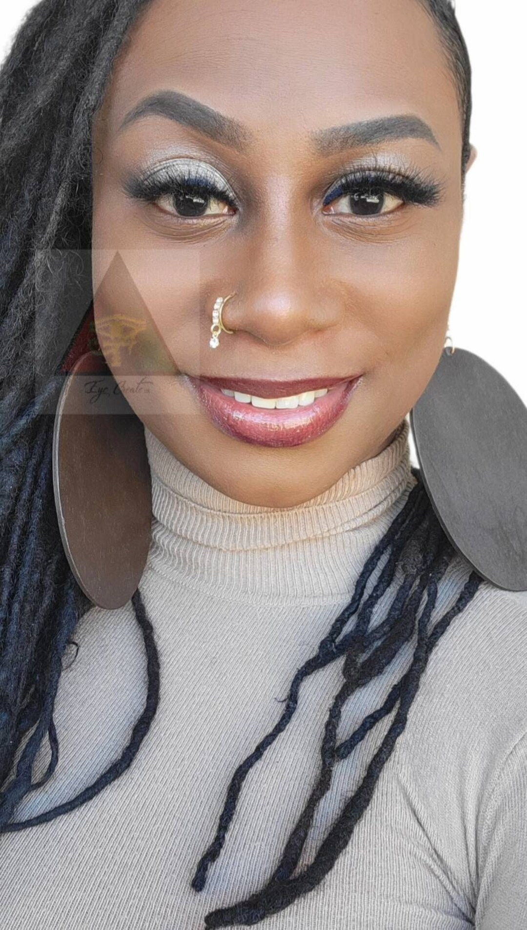 Sparkle Dangling Nose Ring: 18 Gauge Stainless Steel, Crystal Detail - Etsy