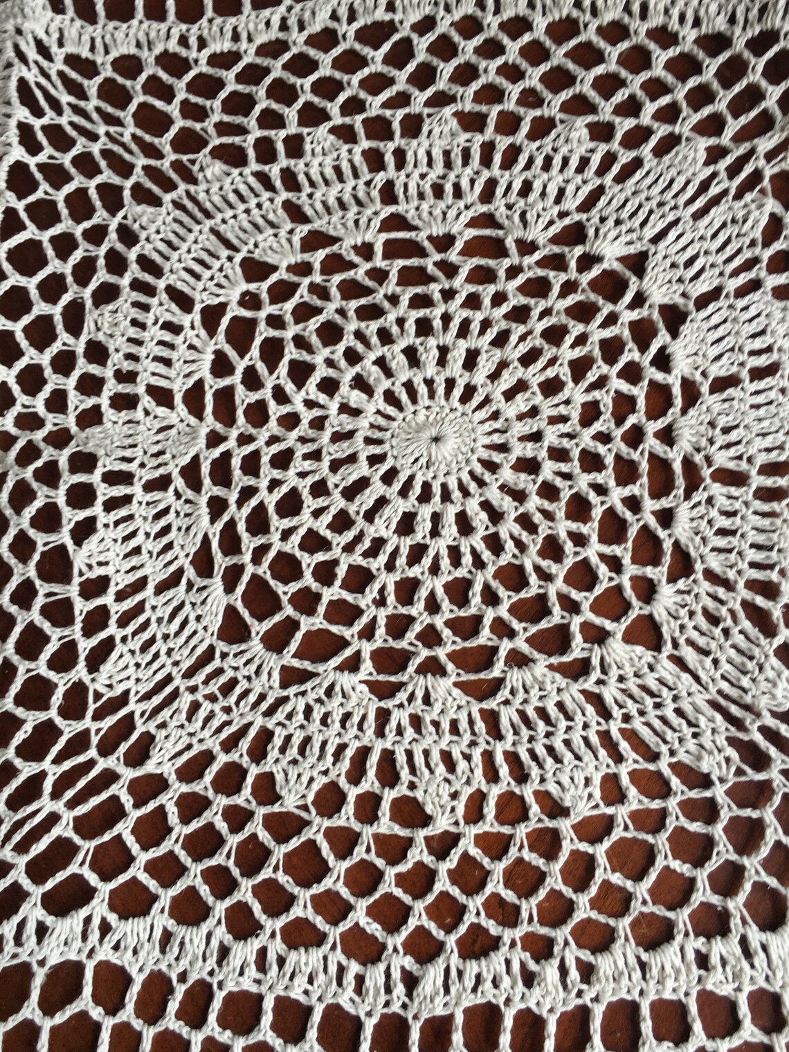 Cotton Crochet Beige 36''sq 1 Pc - Etsy