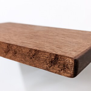 Custom Floating Shelves Rough Sawn live Edge | Etsy