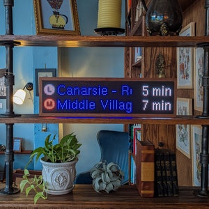 NYC Realtime Subway Clock - Etsy