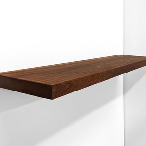 Long Mahogany Floating Shelves | 12" to 60" Lengths - Etsy