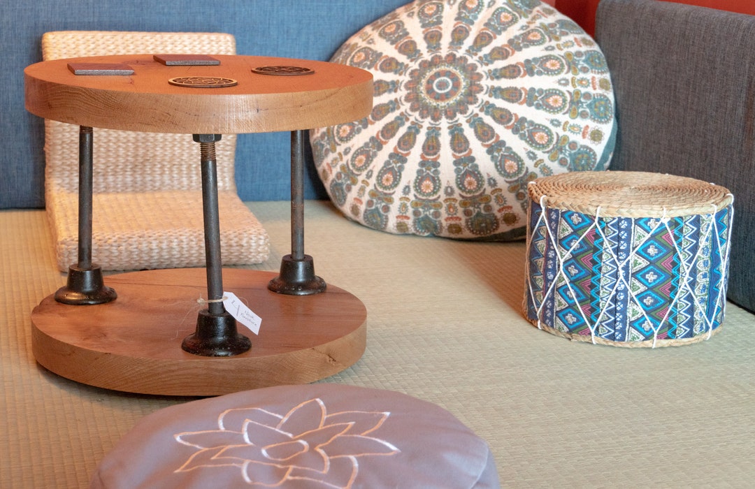 Zen Coffee Table | Reclaimed Cast Iron & Hardwood - Etsy