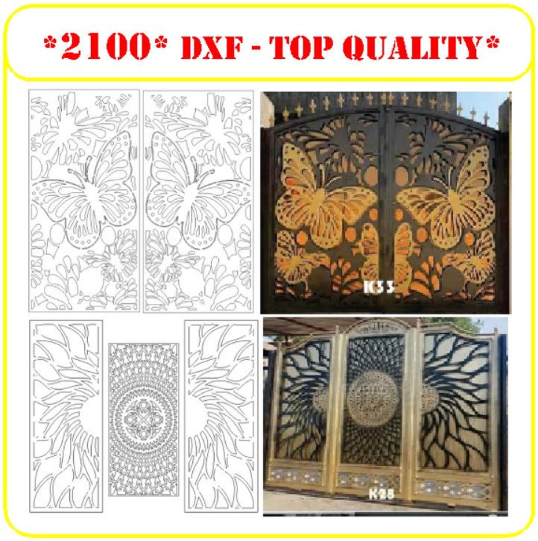 DXF 2100 Dxf 2D Drawings - Etsy