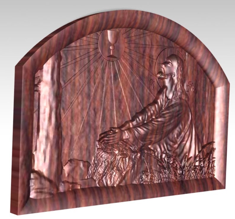 Prayer to God 3d STL Model for CNC Router Relief Artcam Aspire Engraver ...
