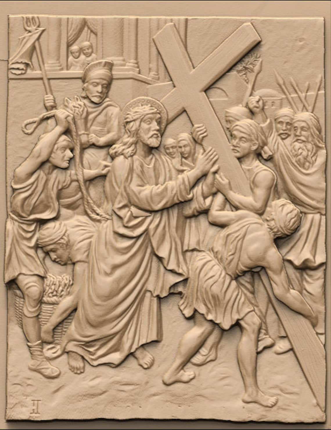 Stations of the Cross 3d STL Model for CNC Router Relief - Etsy