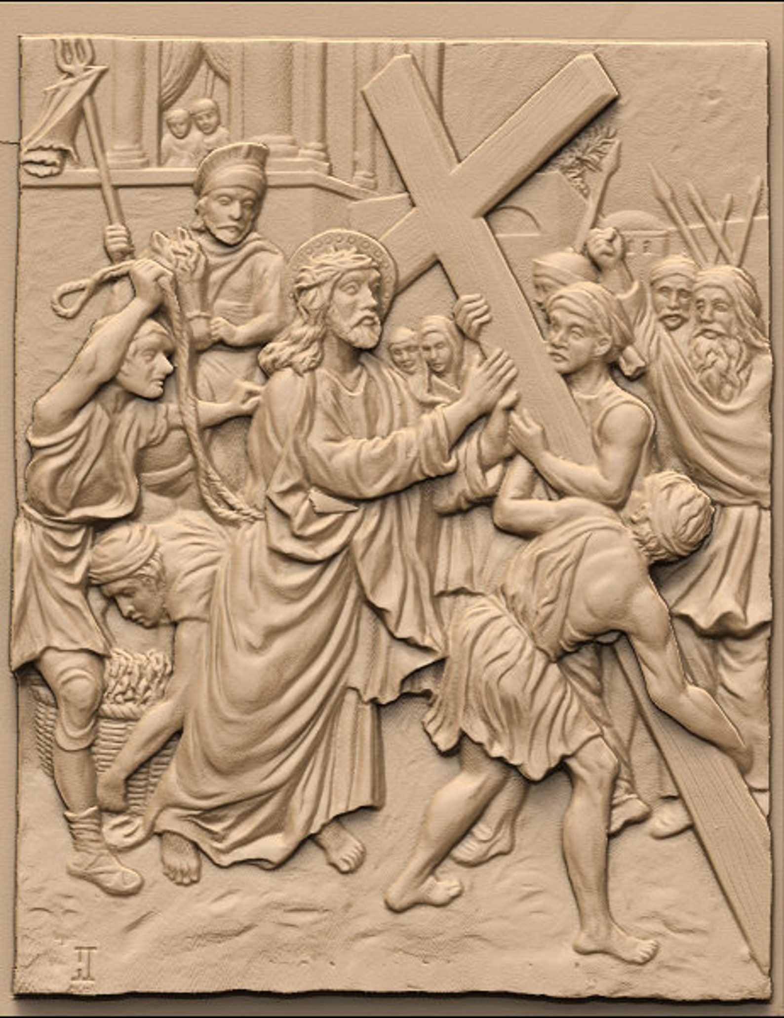 Stations of the Cross 3D STL Model, CNC Router Carving (15 Files) - Etsy