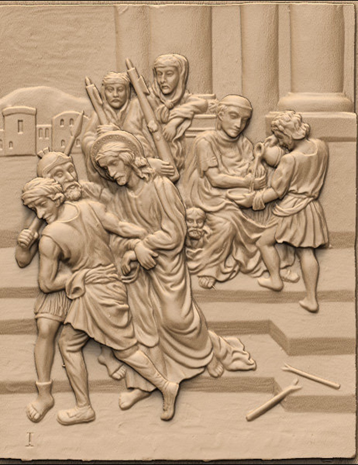 Stations of the Cross 3d STL Model for CNC Router Relief - Etsy
