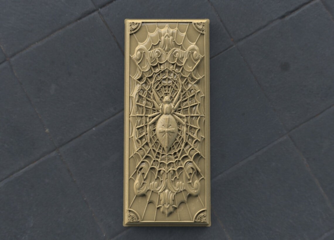 Spider 3d STL Model for CNC Router Relief Artcam Aspire Engraver ...