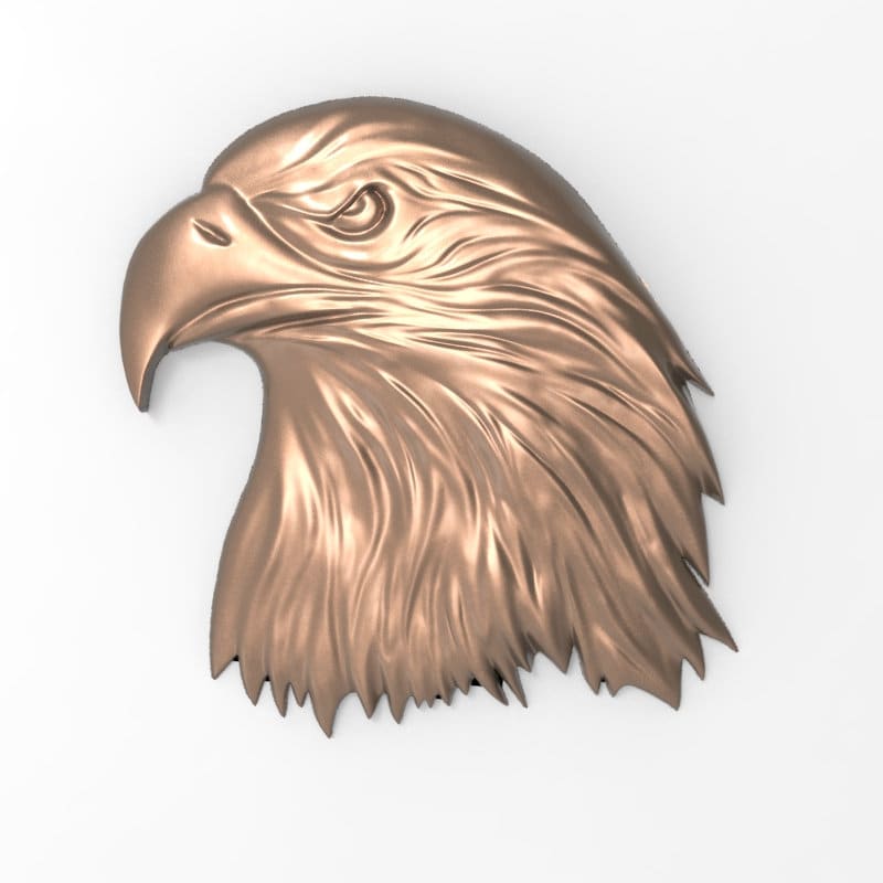 Eagle 3d STL Model for CNC Router Relief Artcam Aspire Engraver Carving ...