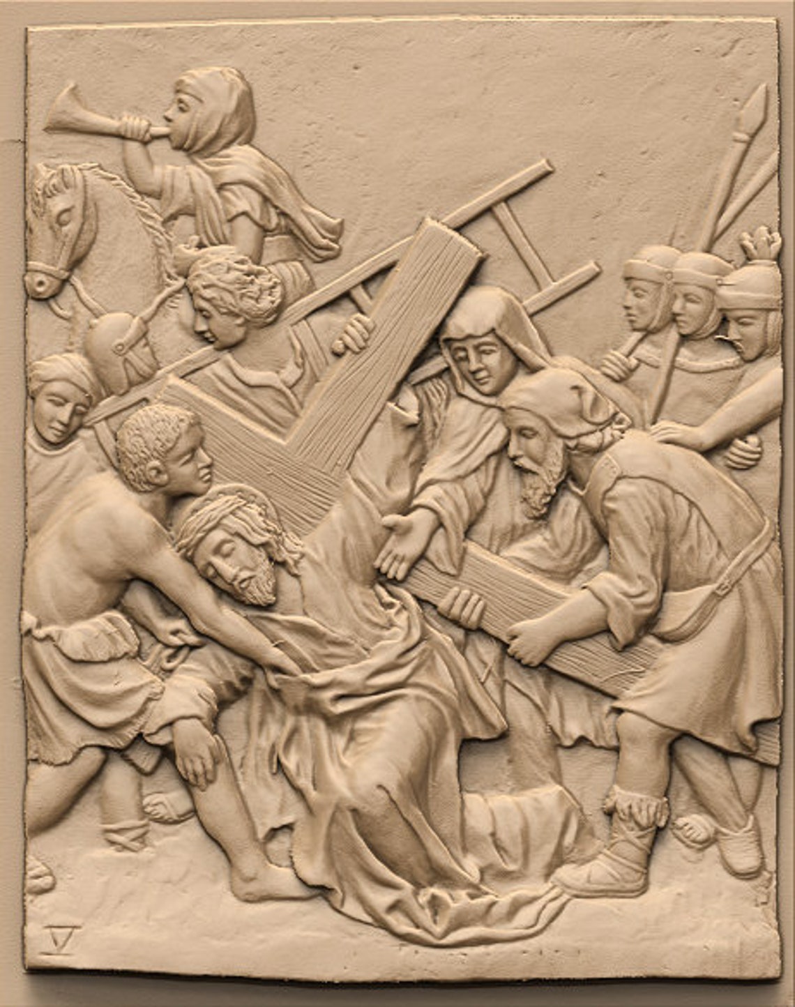 Stations of the Cross 3d STL Model for CNC Router Relief - Etsy