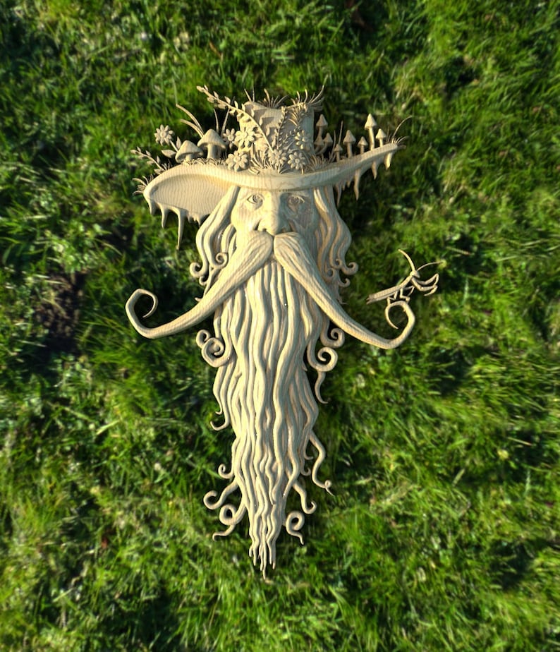 Spirit Man 3d STL Model for CNC Router Relief Artcam Aspire Engraver ...