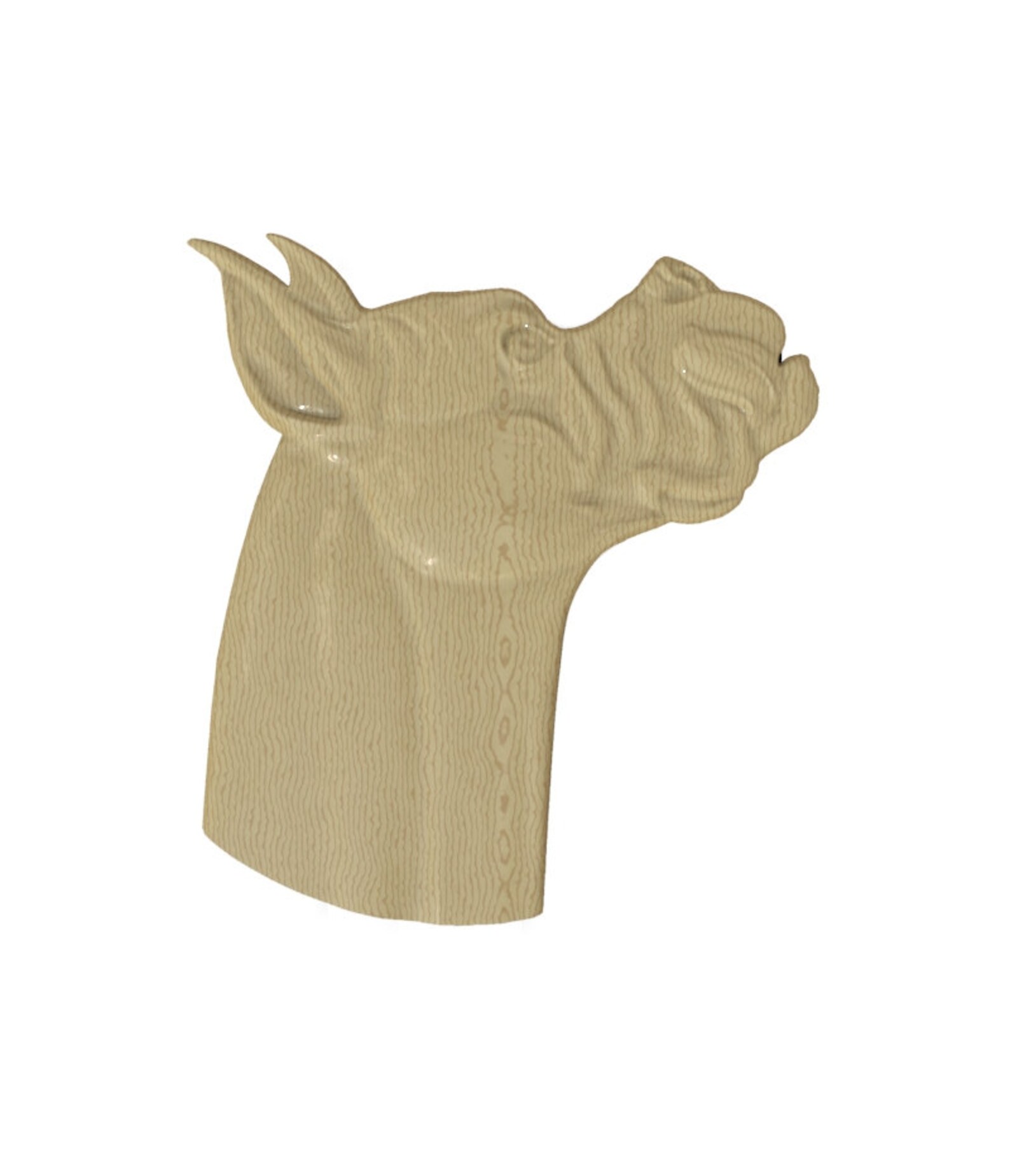 Boxer Dog Head 3D STL Model for CNC (digital Download) - Etsy