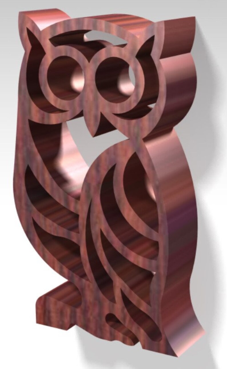 Nice Wise Owl 3d STL Model for CNC Router Relief Artcam Aspire Engraver ...