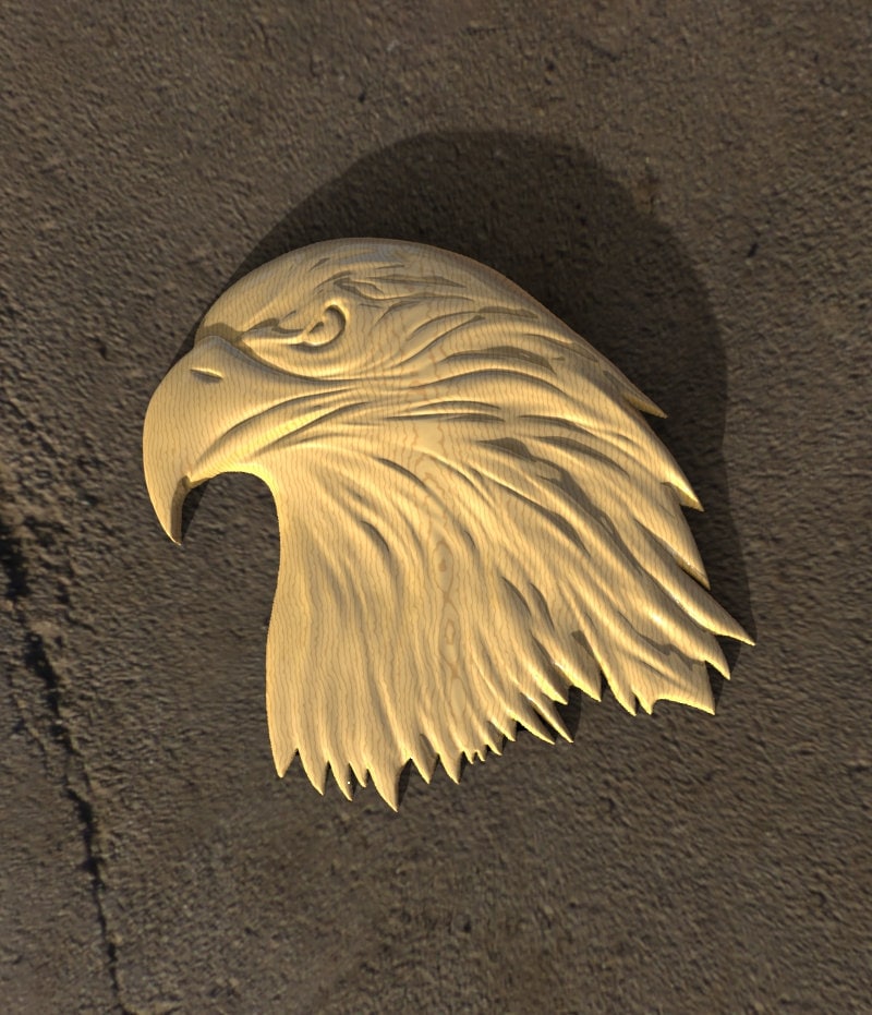Eagle 3d STL Model for CNC Router Relief Artcam Aspire Engraver Carving Machine Eagle - Etsy