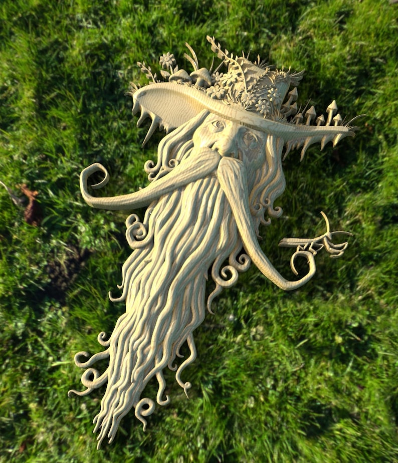 Spirit Man 3d STL Model for CNC Router Relief Artcam Aspire Engraver ...