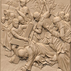 Stations of the Cross 3d STL Model for CNC Router Relief Artcam Aspire ...