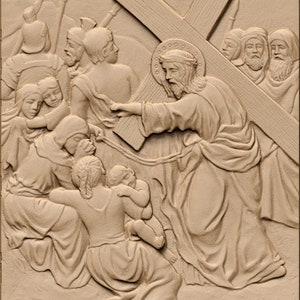 Stations of the Cross 3d STL Model for CNC Router Relief Artcam Aspire ...