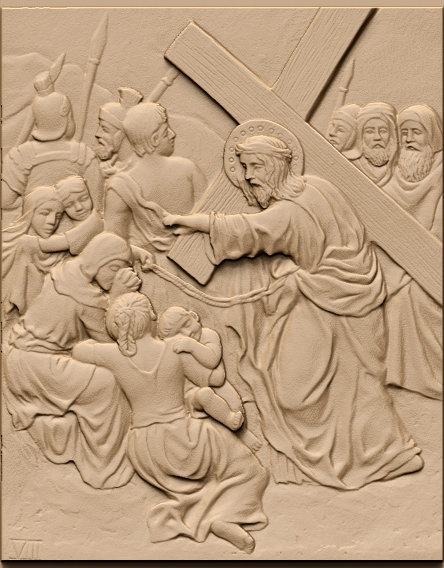 Stations of the Cross 3d STL Model for CNC Router Relief Artcam Aspire ...