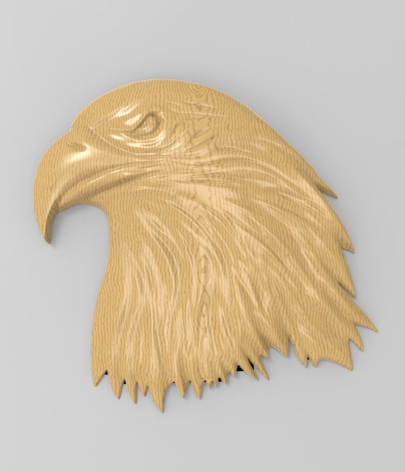 Eagle 3d STL Model for CNC Router Relief Artcam Aspire Engraver Carving ...