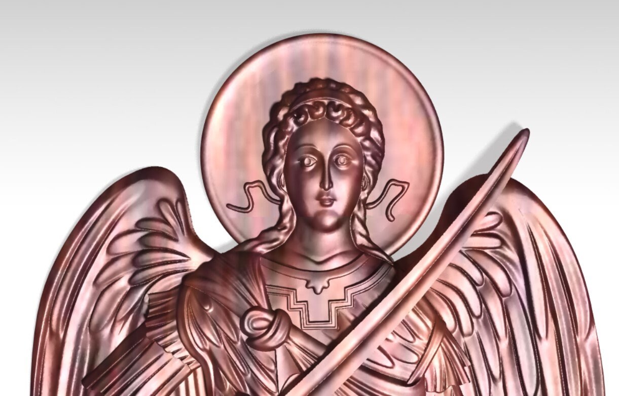 Guardian 3d STL Model for CNC Router Relief Artcam Aspire Engraver ...