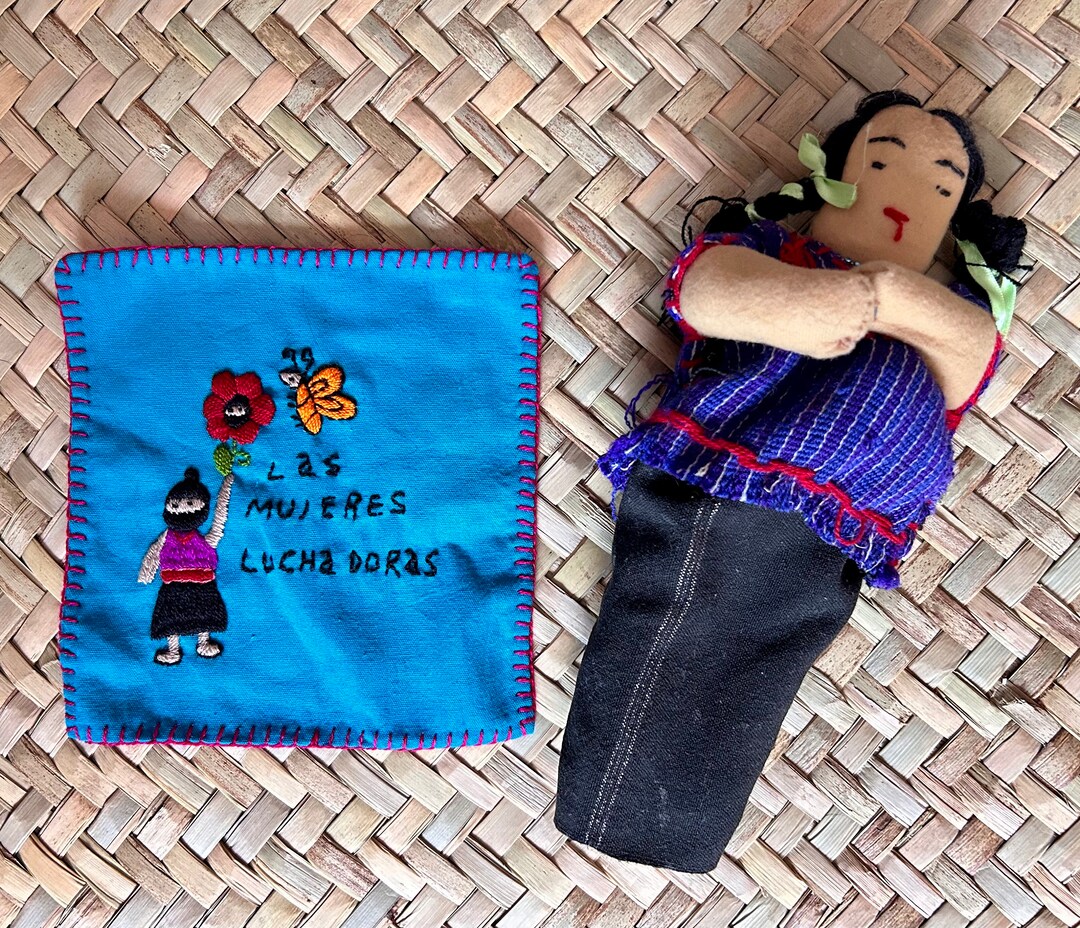 Inspiring Hand Embroidered Manta Cloth Squares, Rebel and Zapatistas ...
