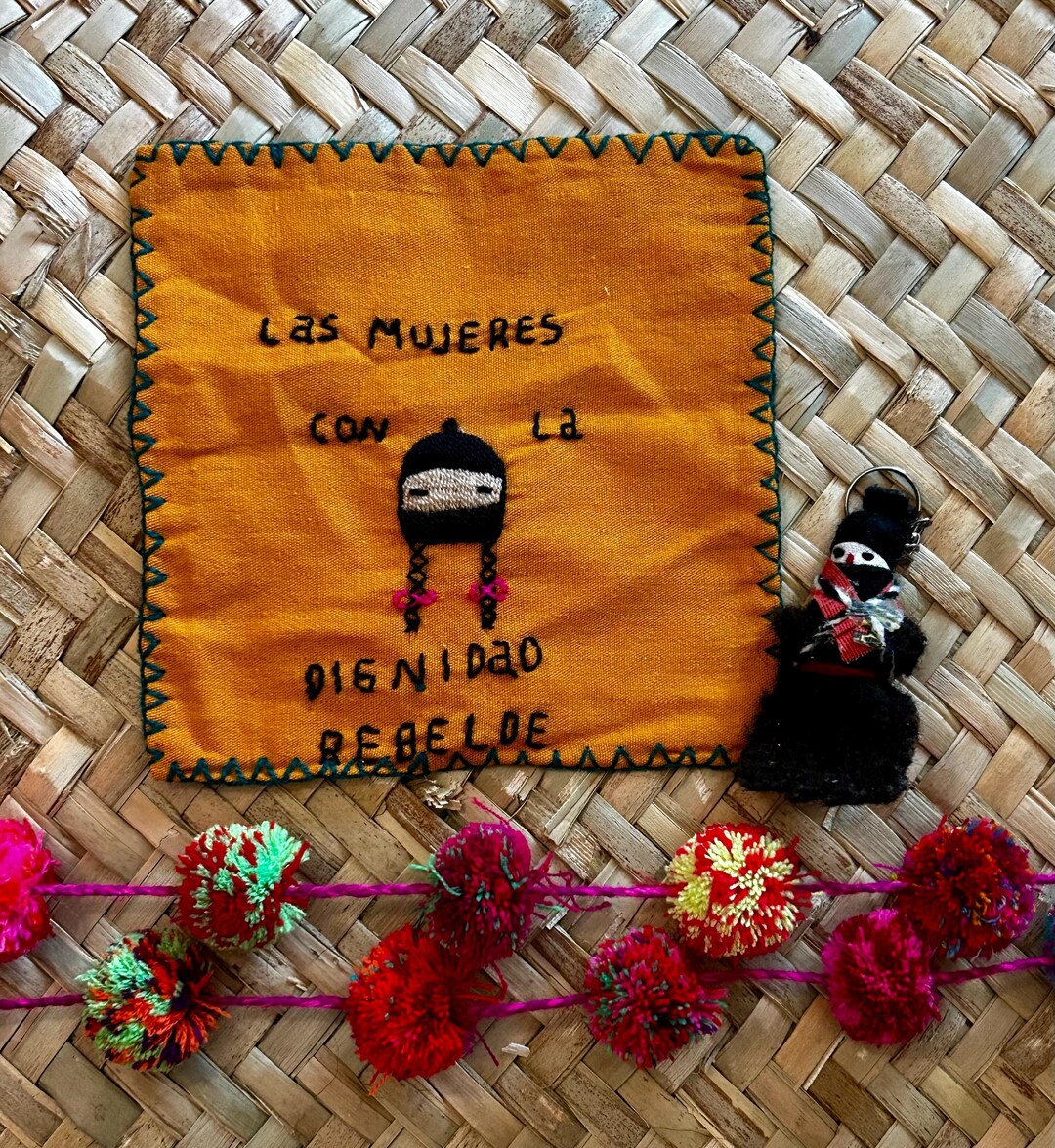 Inspiring Hand Embroidered Manta Cloth Squares, Rebel and Zapatistas ...