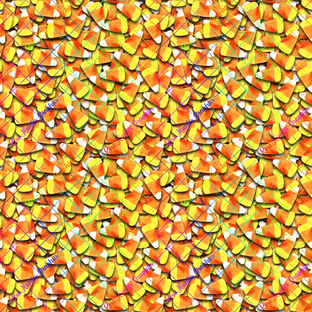 Candy Corn Madness - Seamless Pattern - Etsy