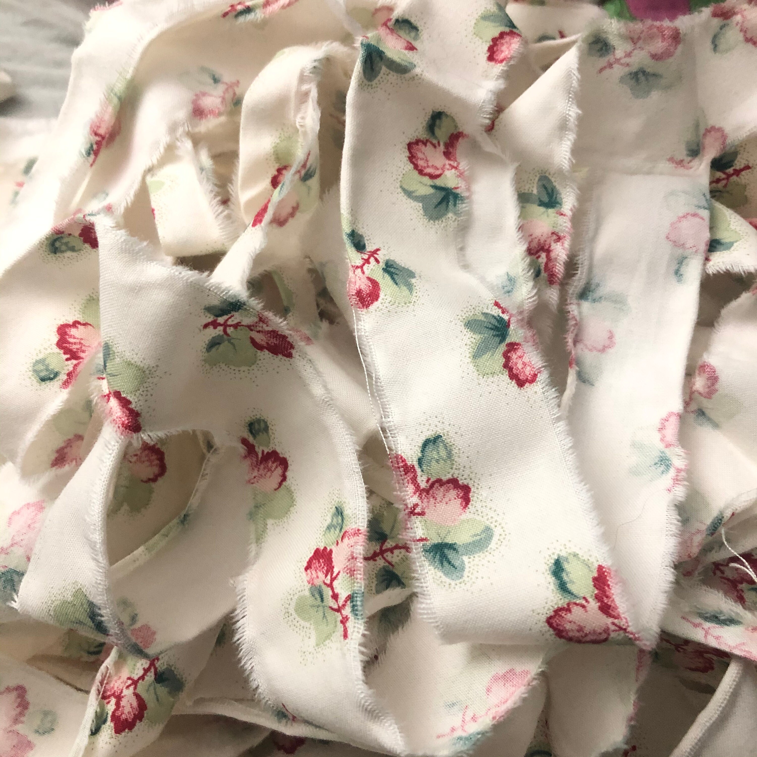 Rose Vignette Fabric - Etsy