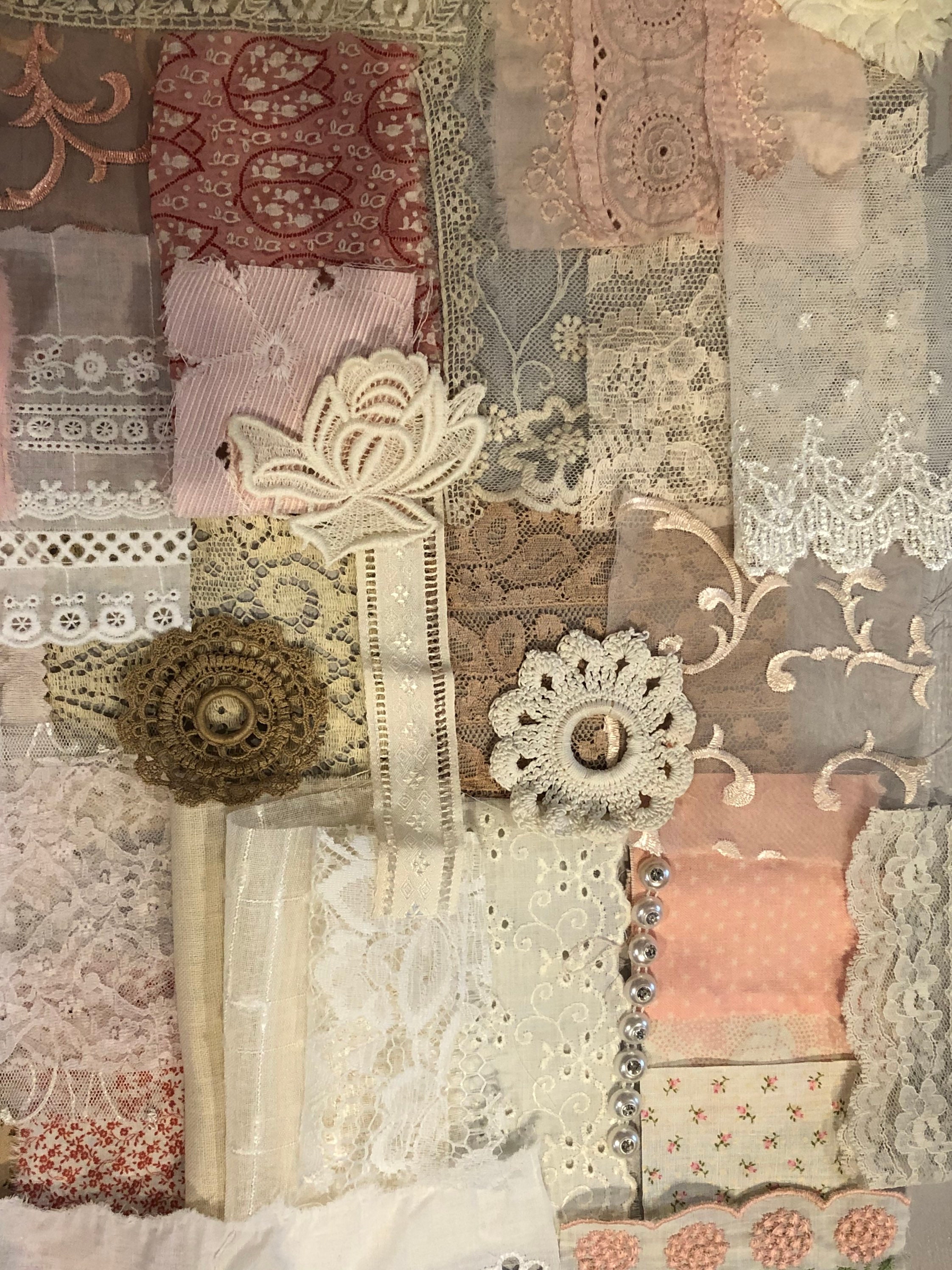 Super Jumbo Vintage Lace Fabric Scrapbooking Pack Lace - Etsy