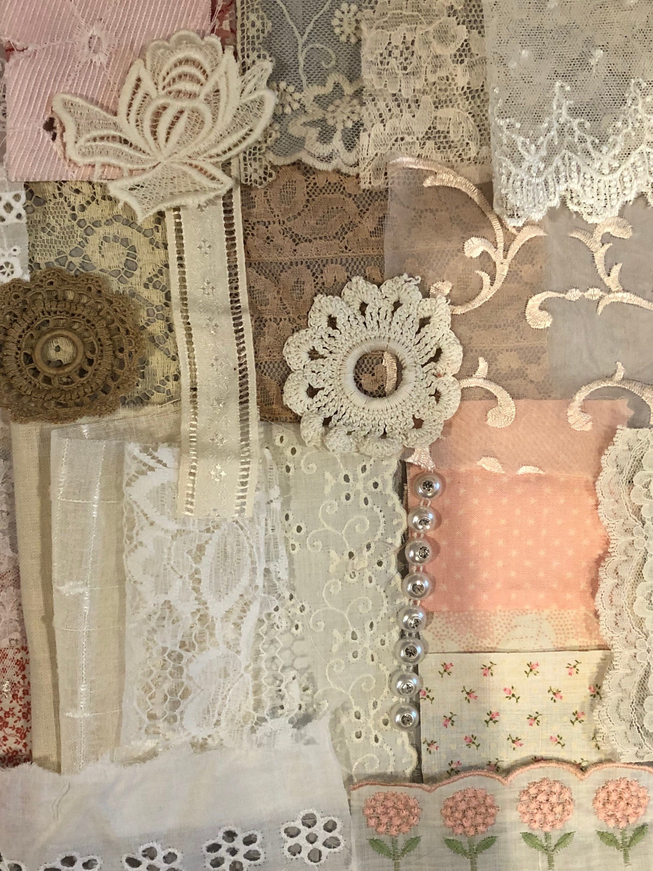 Super Jumbo Vintage Lace Fabric Scrapbooking Pack Lace - Etsy