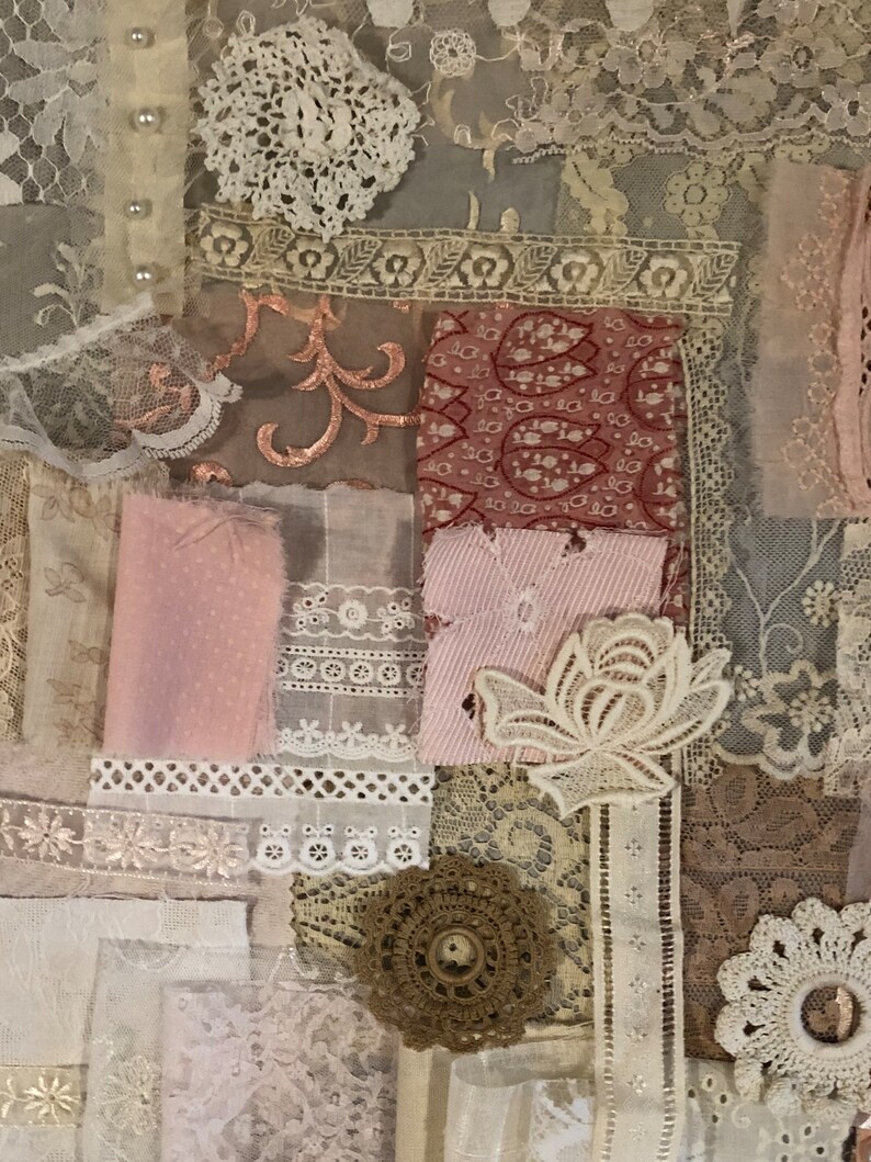 Super Jumbo Vintage Lace Fabric Scrapbooking Pack Lace - Etsy
