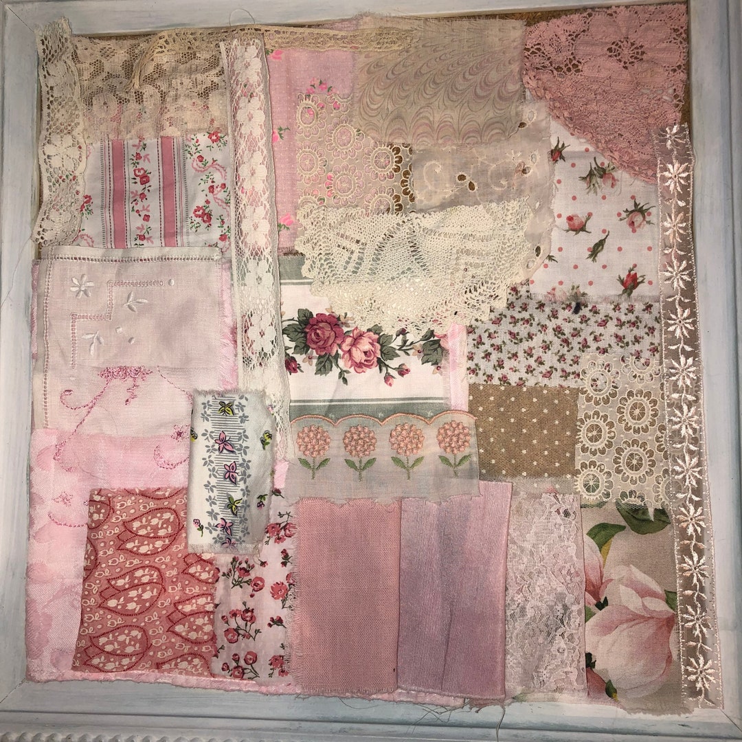 Vintage Deluxe Flower Garden Kit 4, Fabric & Lace Journal Embellishment ...