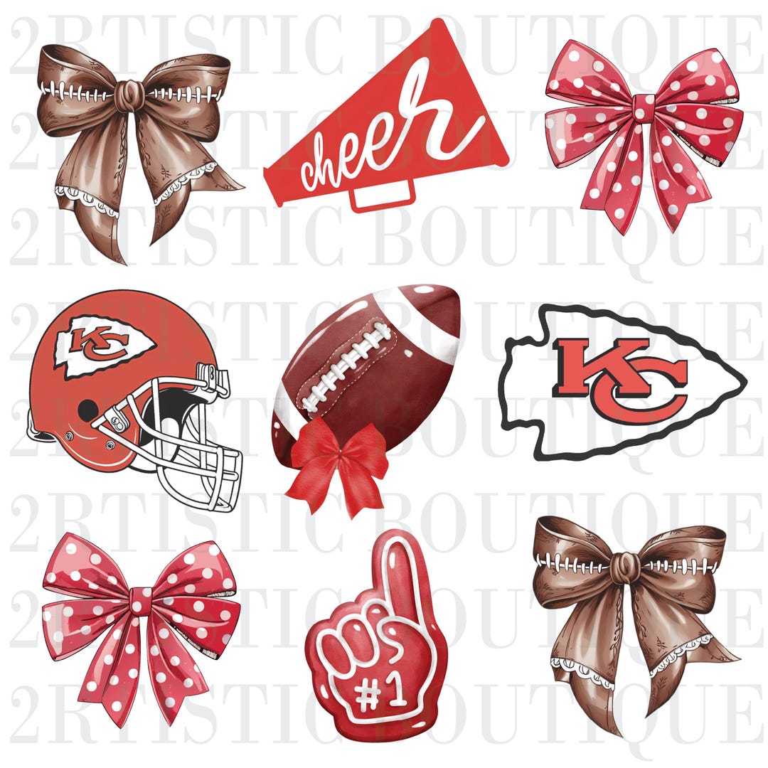 Chiefs 2025 Tshirt Design PNG, Coquette, Leopard, Sublimation, Digital ...