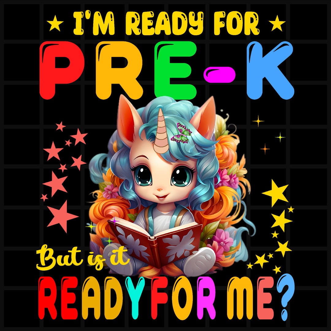 Groovy Pre-k Png, I'm Ready for Pre K but is It Ready for Me Png, First ...