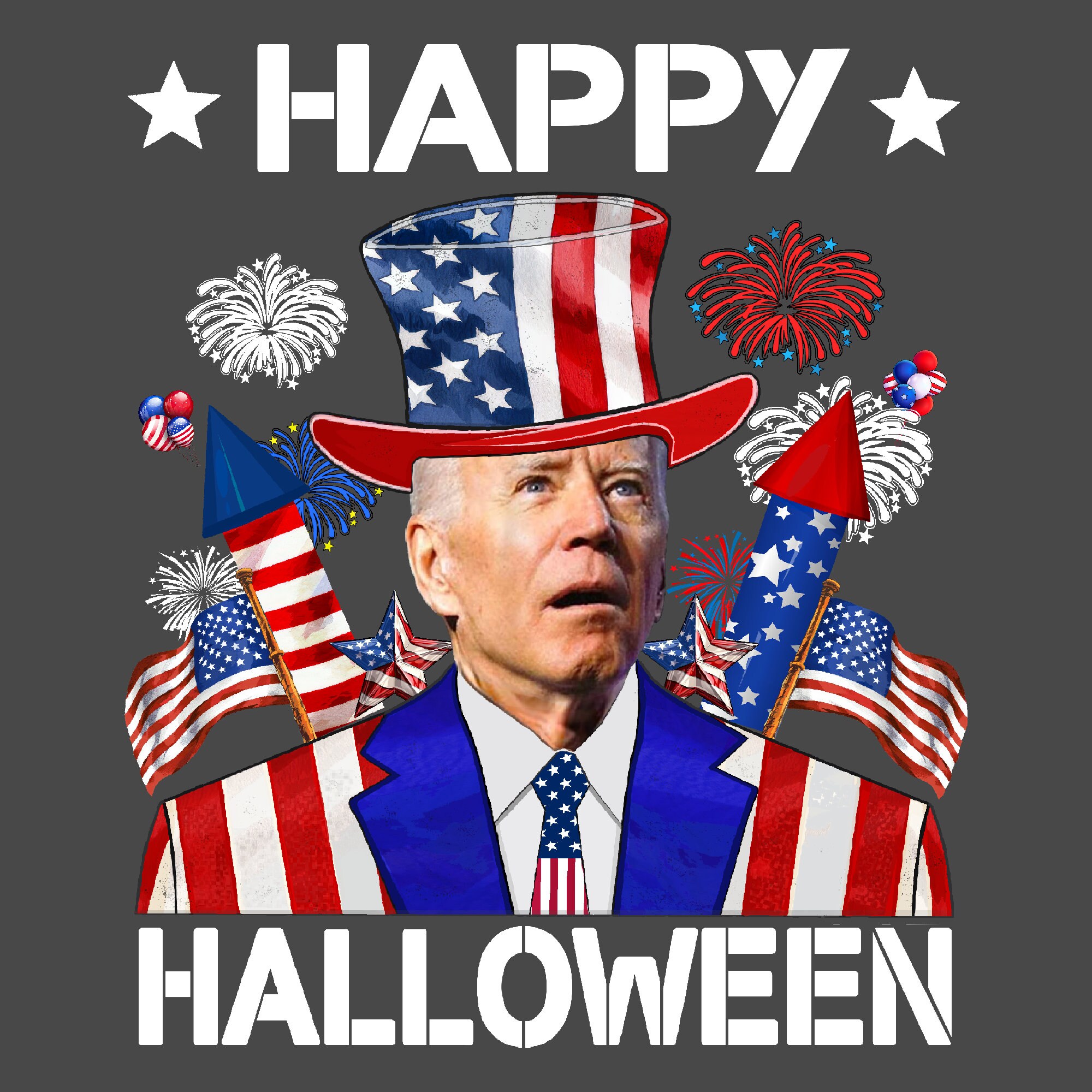 Funny Joe Biden Svg Shirt Happy Firework Funny Joe Biden 4th of July ...