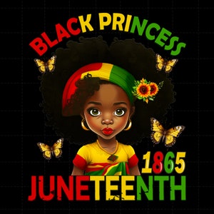 Cute Black African American Kids Juneteenth Curly Hair Png, Black Girl ...