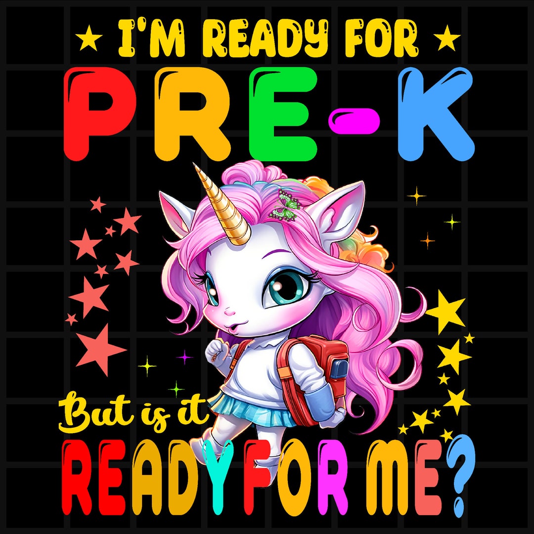 Groovy Pre-k Png, I'm Ready for Pre K but is It Ready for Me Png, First ...