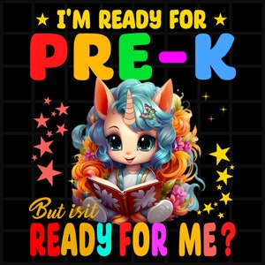 Groovy Pre-k Png, I'm Ready for Pre K but is It Ready for Me Png, First ...