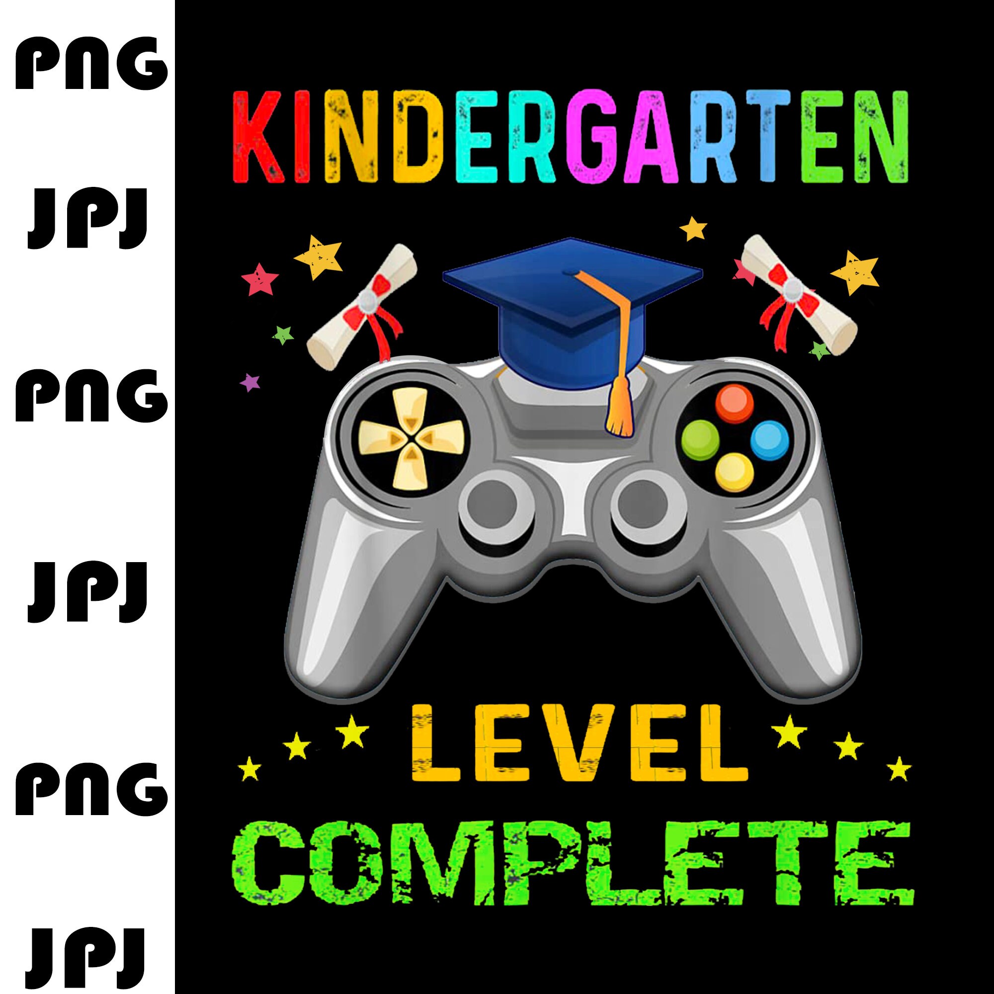 Pre-k Graduation Gamer PNG: Level Complete (digital Download) - Etsy