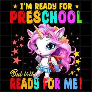 Groovy Pre-k Png, I'm Ready for Pre K but is It Ready for Me Png, First ...