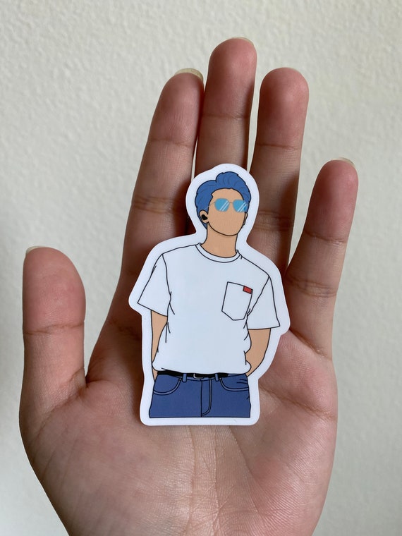 BTS RM Buff Namjoon Sticker waterproof sticker for laptops water ...