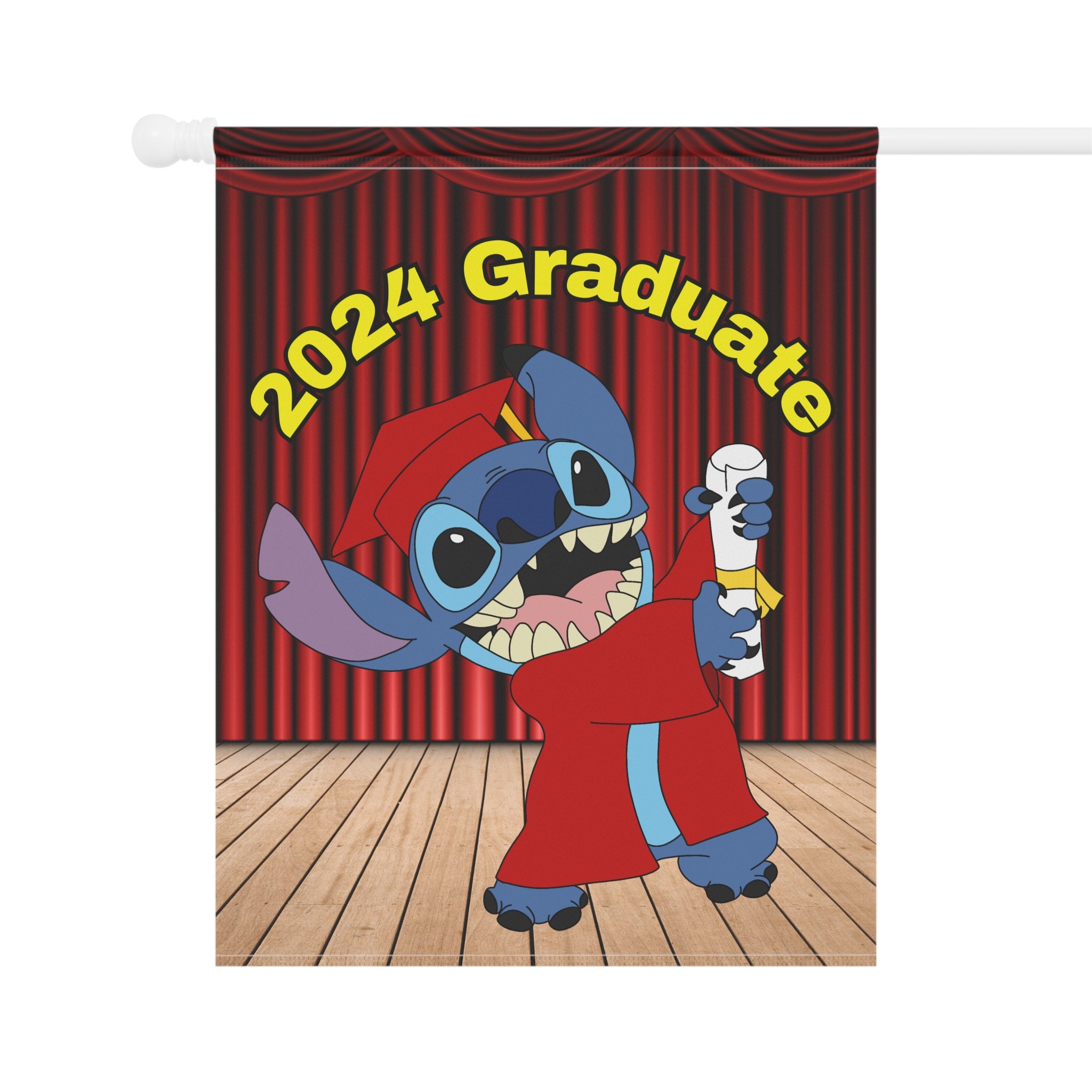 2024 Lilo and Stitch Graduate House Flag - Etsy
