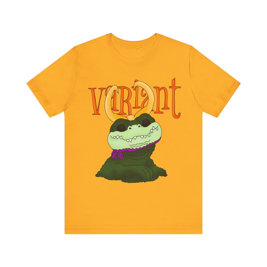 Loki Variant Croki Crocodile Loki Short Sleeve Tee - Etsy