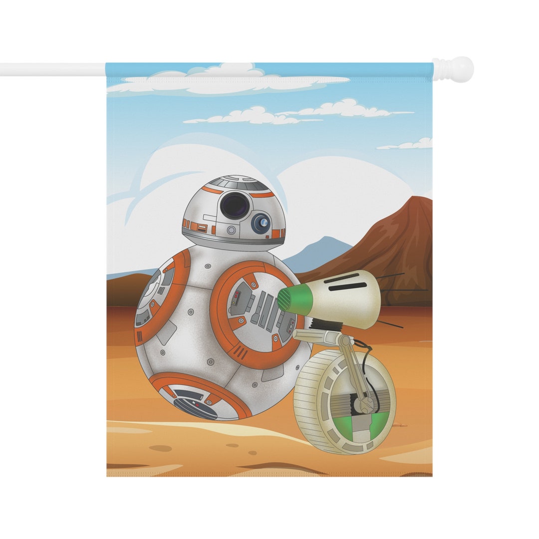 Star Wars BB8 and D0 Droids House Flag - Etsy