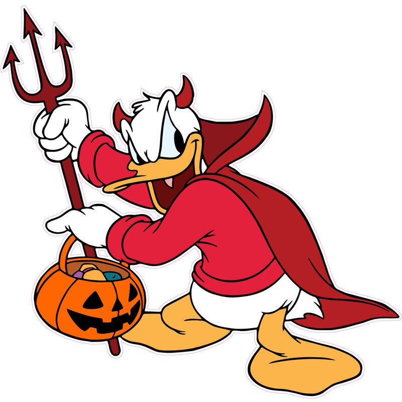 Donald Duck Svg - Etsy