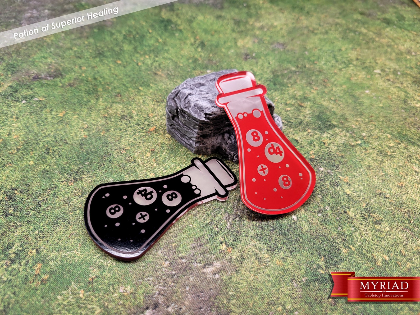 Hero-sized Healing Potion Tokens - Tabletop Player Aid - Etsy Canada