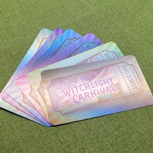 Holographic Carnival Tickets for the Wild Beyond the Witchlight - Etsy